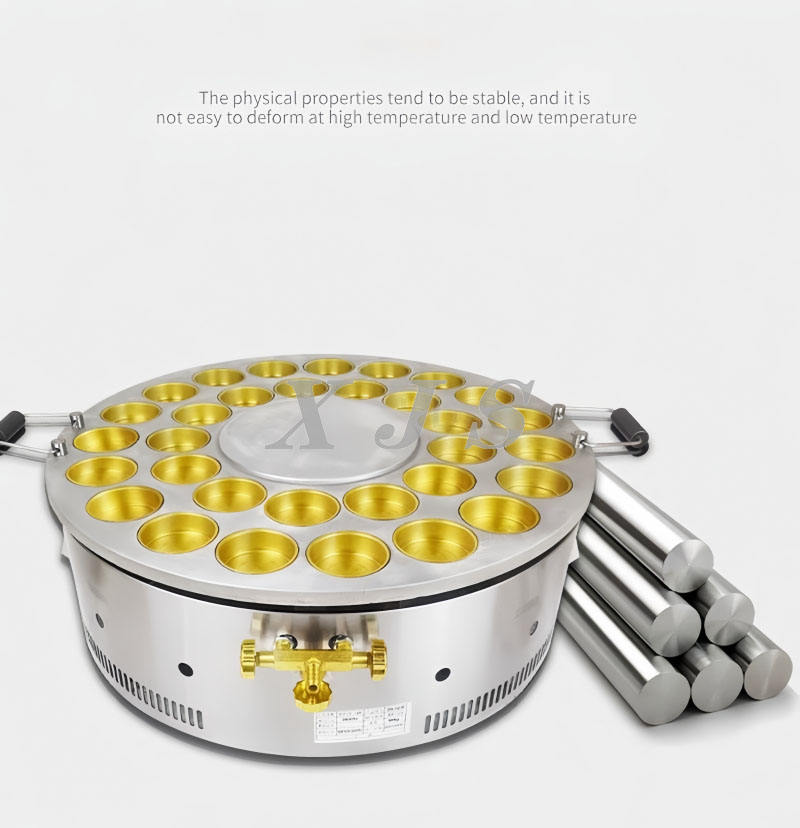 32 Hole Gas Commercial Red Bean Cake Burger Wheel Machine Waffle Baker ...