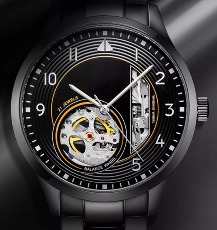 Factory Batch Custom Full Stainless Steel Case Skeleton Flywheel Japan ...