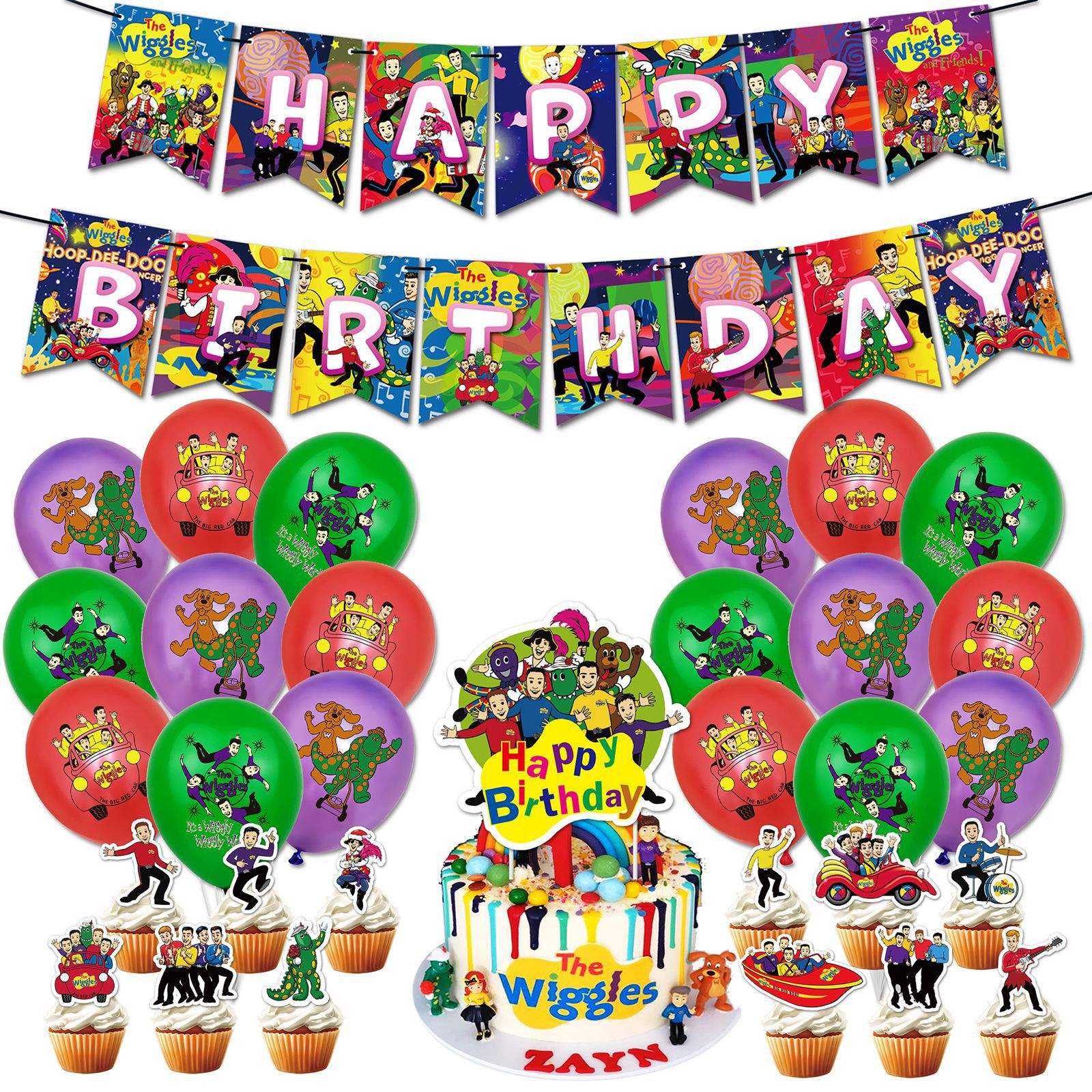 Wholesale & Custom wiggles birthday party supplies from Global ...