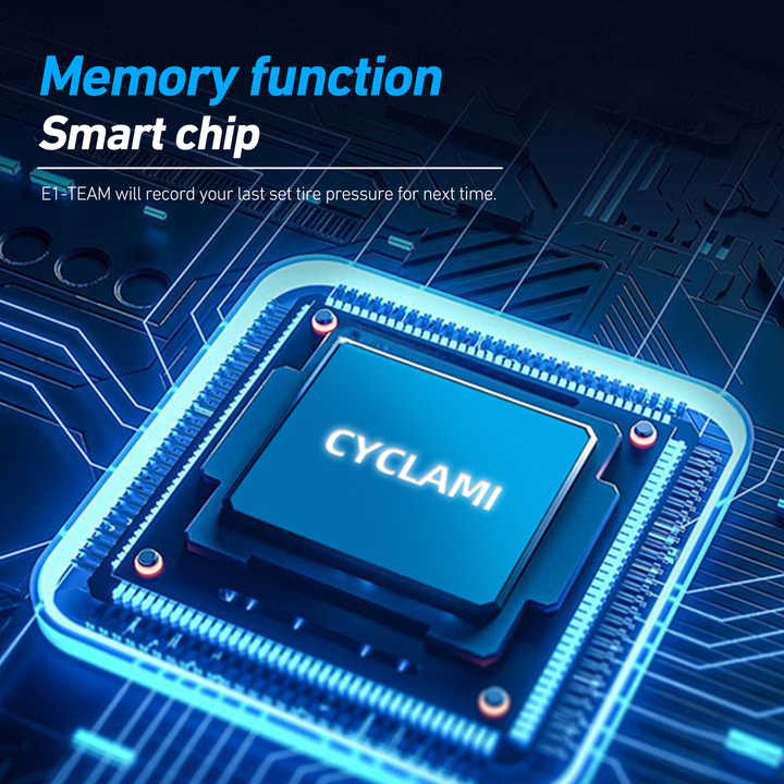 CYCLAMI E1-TEAM Portable Electric Pump - 120 PSI for Bikes