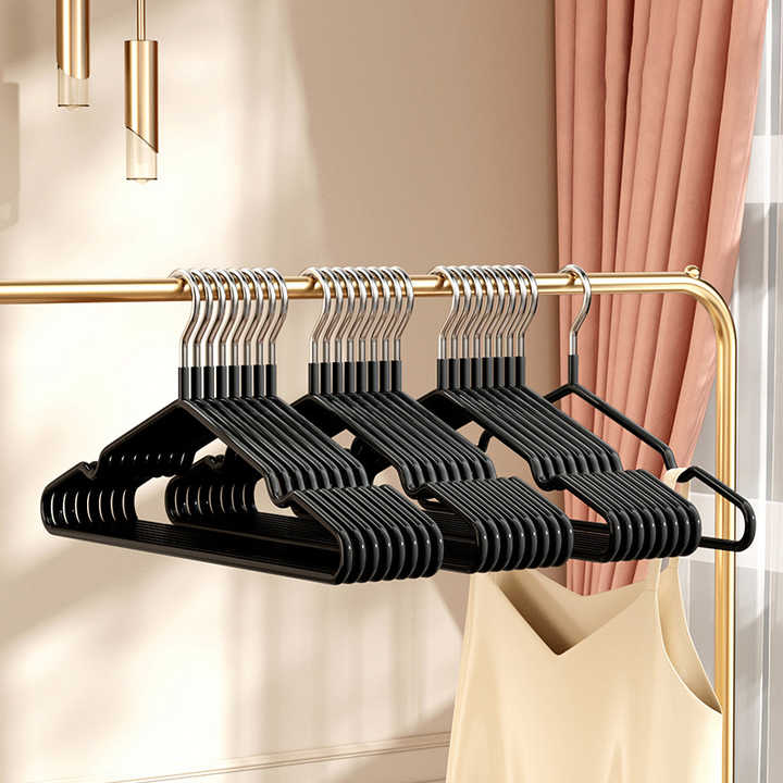I KNOW Custom Color Waterproof PVC Hanger Metal Hanger Household Using ...