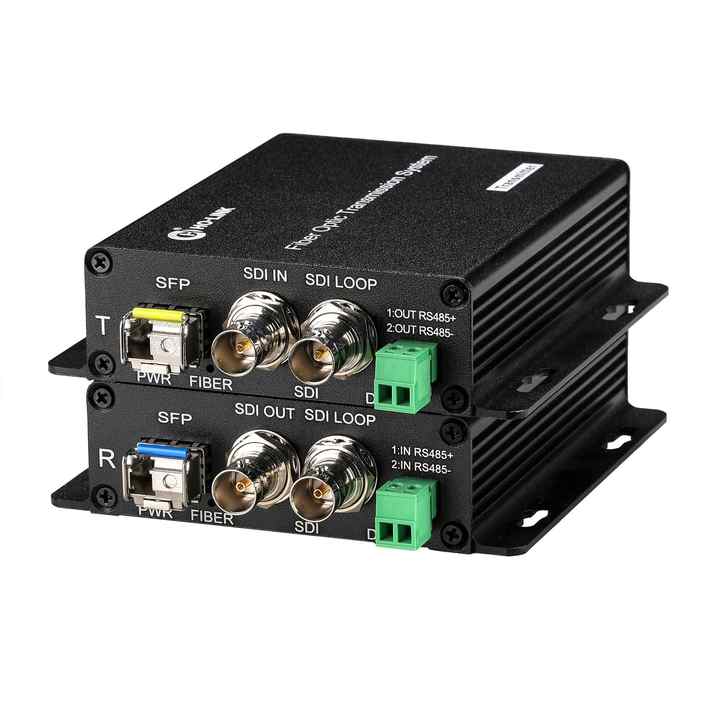 Pathological Signal 1x3G SDI Fiber Optic Converter with Local Loop Out ...
