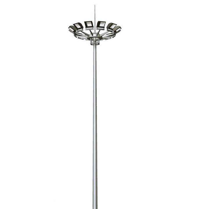 18m 25m 30m High Mast Flood Light Pole - LED Stadium Lighting