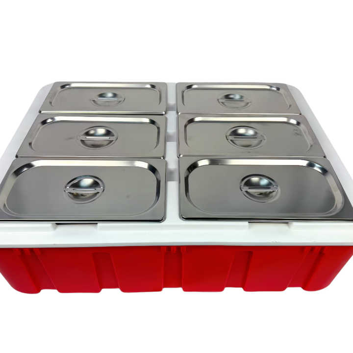 70L-6 PP Injection Molded Cooling Box with Lid, 70 Liter Capacity for ...