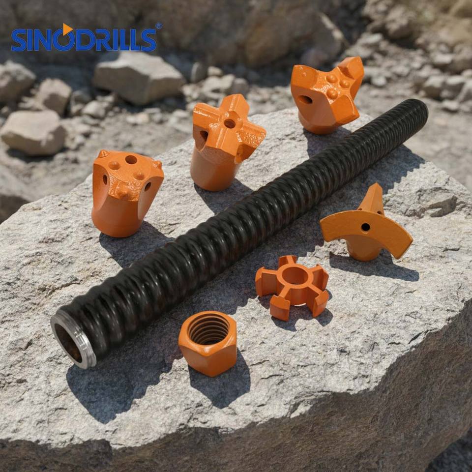 SINODRILLS Multi Function Self Drilling Anchors for Mining