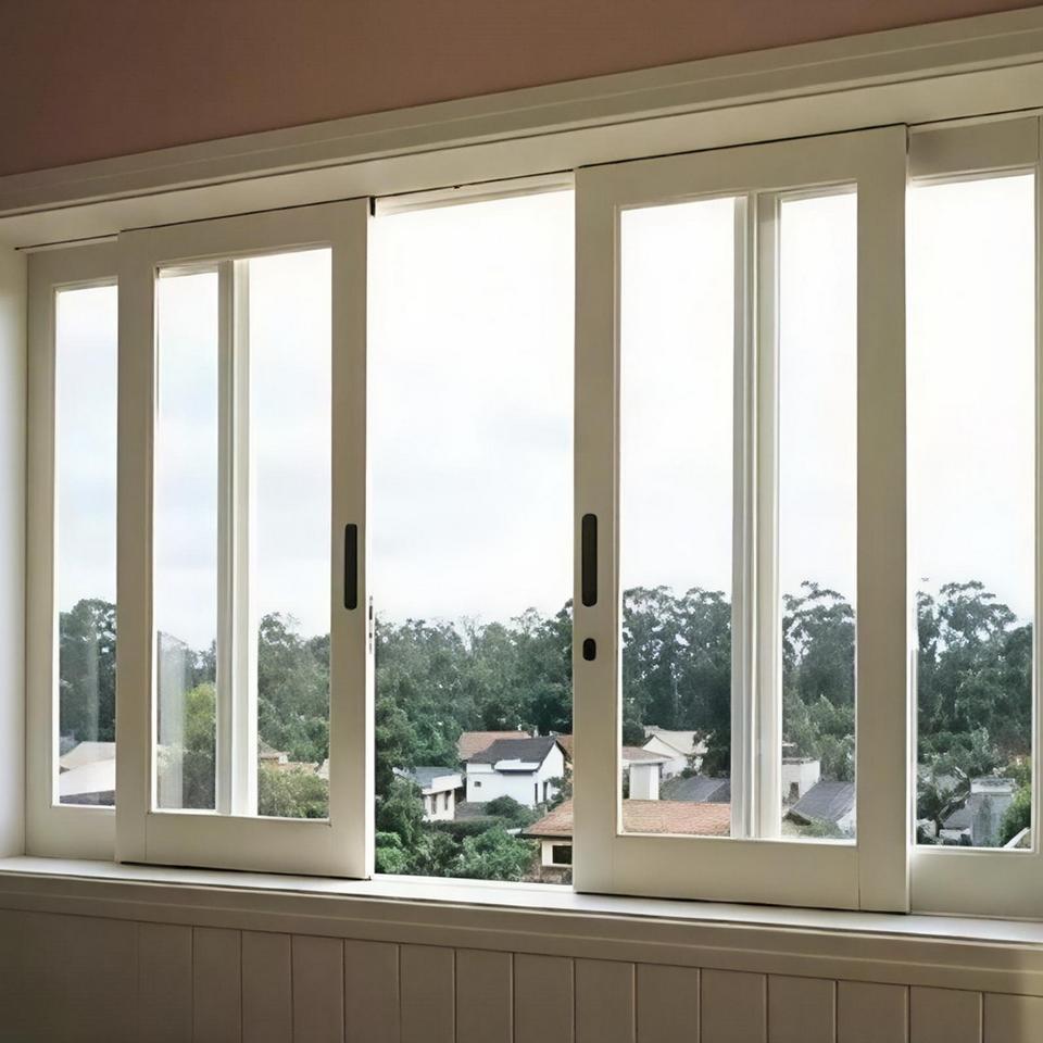 Sliding Window Aluminium Profile Single Track Design for Small Bathroom ...