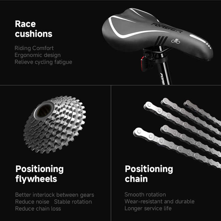 Forever 2025 29 Inch 30 Speed Mountain Bike - Aluminum Alloy Frame