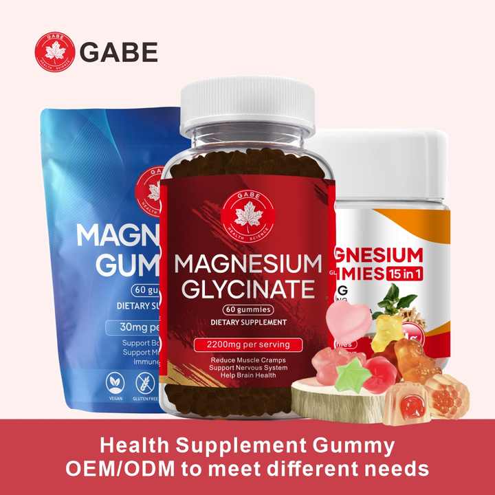 Gummies Supplement Magnesium Glycinate Gummy for Adults Bone Teeth ...