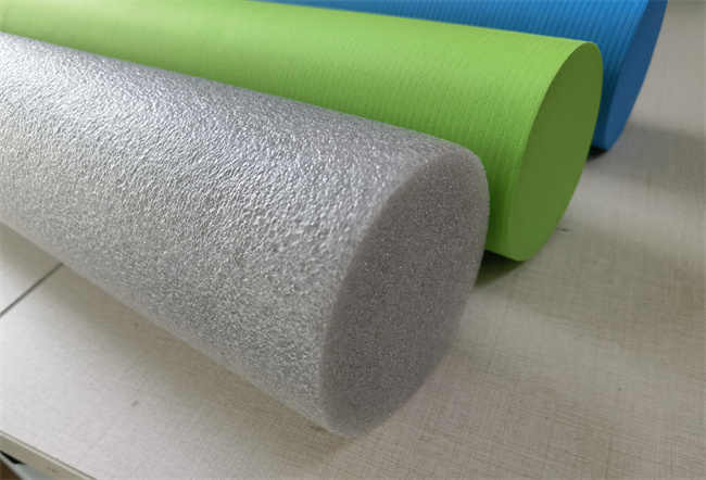Custom high density EVA foam cylinder and EPE foam tube for packing ...