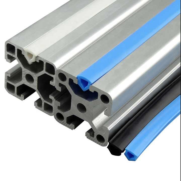 Standard rubber cover strips t slot v slot covers in different colors ...