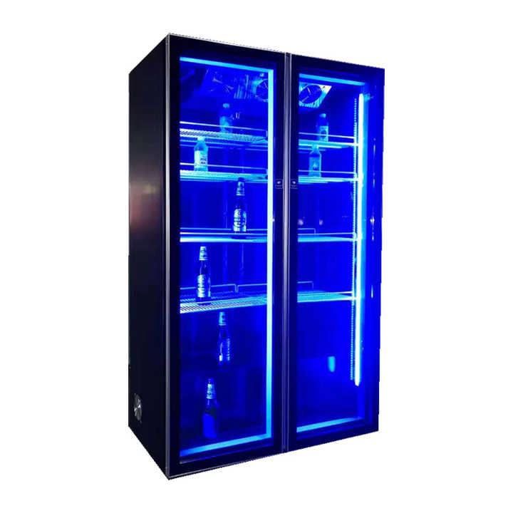 Custom Large Red Wine Cooler Refrigerator Home Bar Bottle Beer Beverage ...