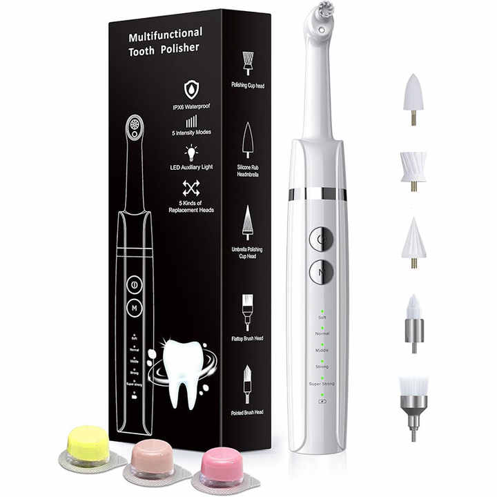 Portable Electric Tooth Cleaner - Efficient Dental Polishing