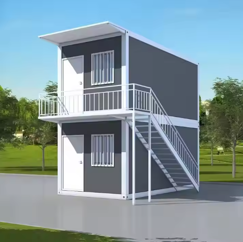 CE Custom Luxury Container Modern Modular Two-Story with Stairs ...