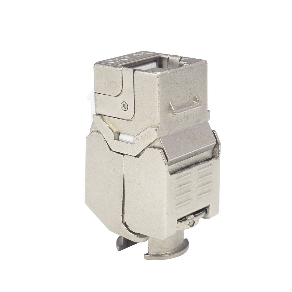 RJ45 CAT6A FTP STP Network Keystone Jack for LAN Cabling