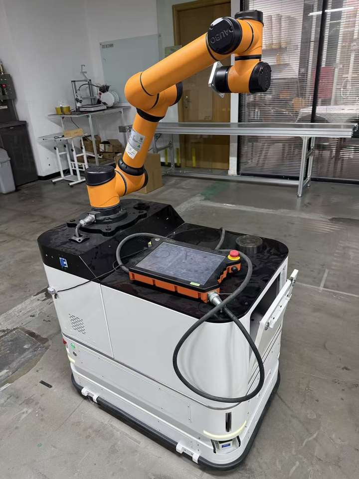 Heavy-duty Omnidirectional AMR Composite Robot Chassis for Construction ...