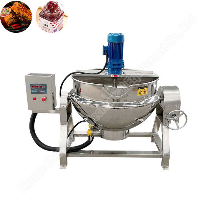 500 Liter Steam Jacketed Cooking Kettle Electric Cooking Pot Tilting ...