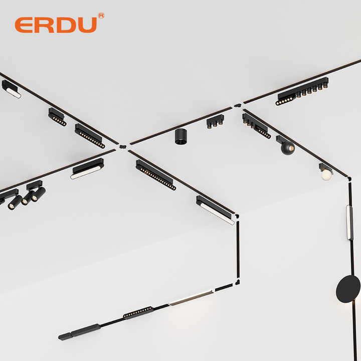 ERDU Modern Design 24V Belt Track Lights for Villa Decoration