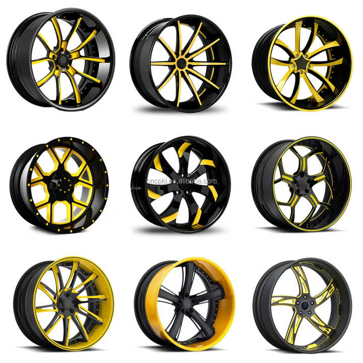 Che Pan 17 Inch Cast Aluminum Alloy Wheels 5x127 Deep Dish Black with ...