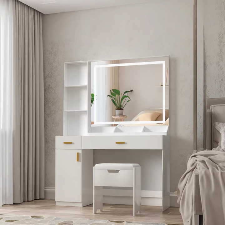 HANYEE 2024 Modern Multi-Tier Storage Dresser Set for Bedroom