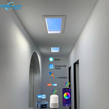 RYOPT led indoor artificial sunlight skylight ceiling panel roof window ...
