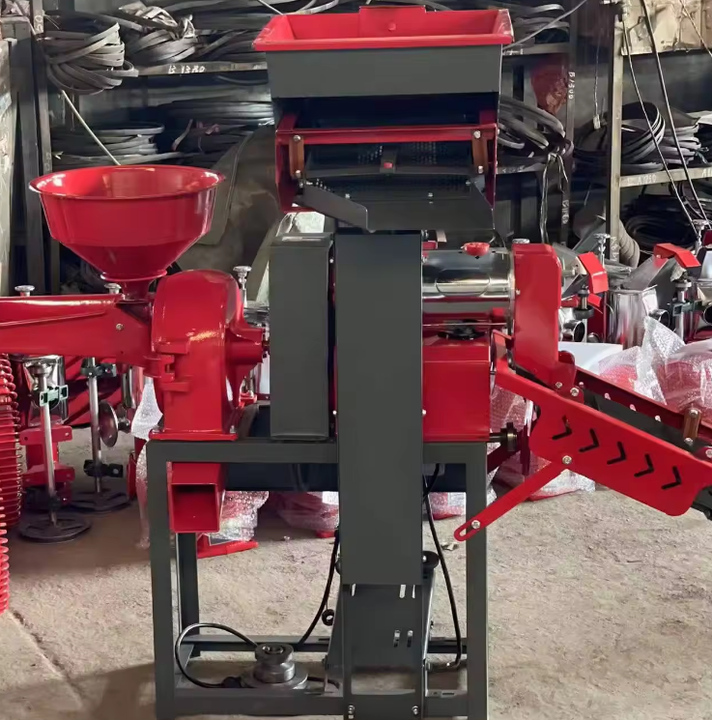 Multi-Function Grinder for Paddy Rice Corn Grains-Combined Rice Mill ...
