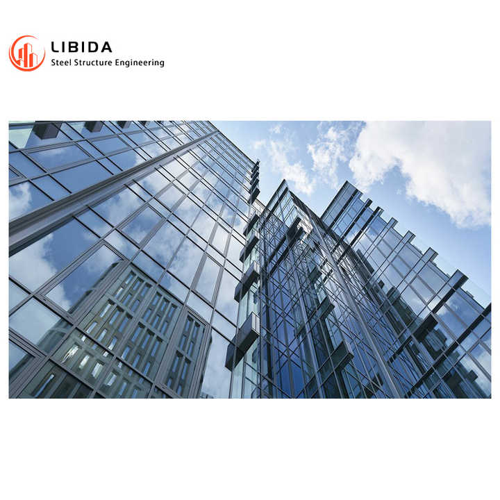 Professional High Rise Custom Aluminum Unitized Curtain Walls Glass ...