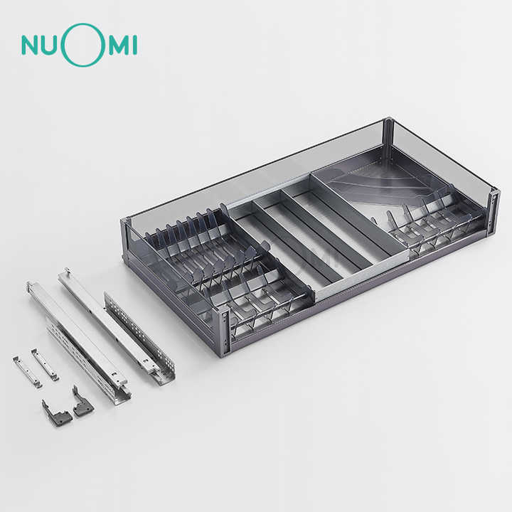 NUOMI PURPLE CRYSTAL Series - Superior Quality Kitchen Drawer Baskets