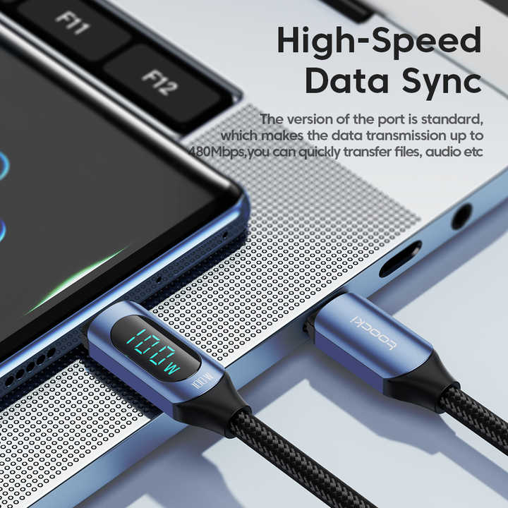 Wholesale Toocki 100W Type C Cable - Fast Charger & Data Transfer