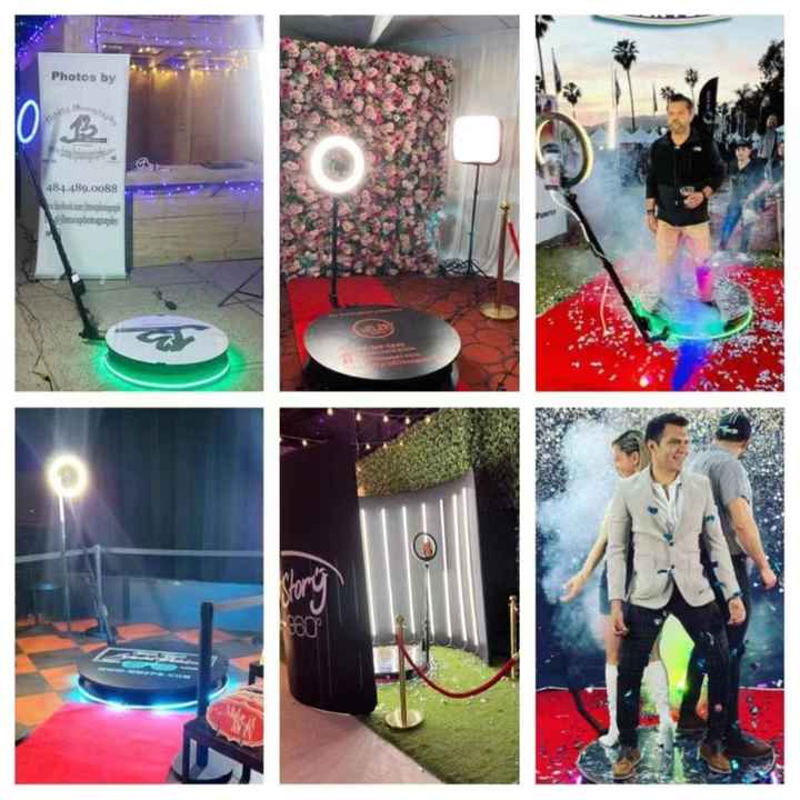 1 MOQ 360 Photo Booth Backdrop with Led Light Cabina Free Custom 360 ...