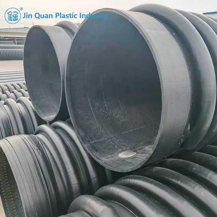 JINQUAN High Pressure Large Diameter Corrugated Sewer Pipe Smooth ...