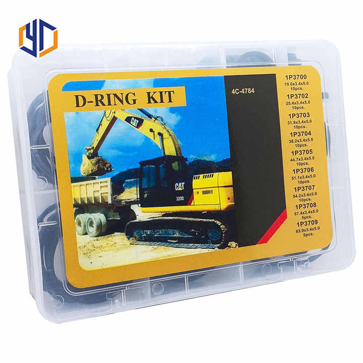 D Ring Kit NBR and Rubber O Ring Box with Heat Resistance Feature Oil ...