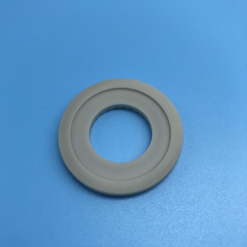 Groove Aluminum Nitride Ceramic Washer AlN Ceramic Ring for Heat ...