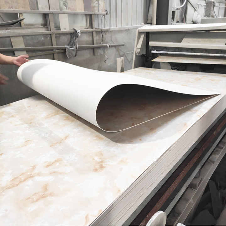 LT High Glossy PVC Decorative Board UV Marble Sheet Factory Serving UV ...