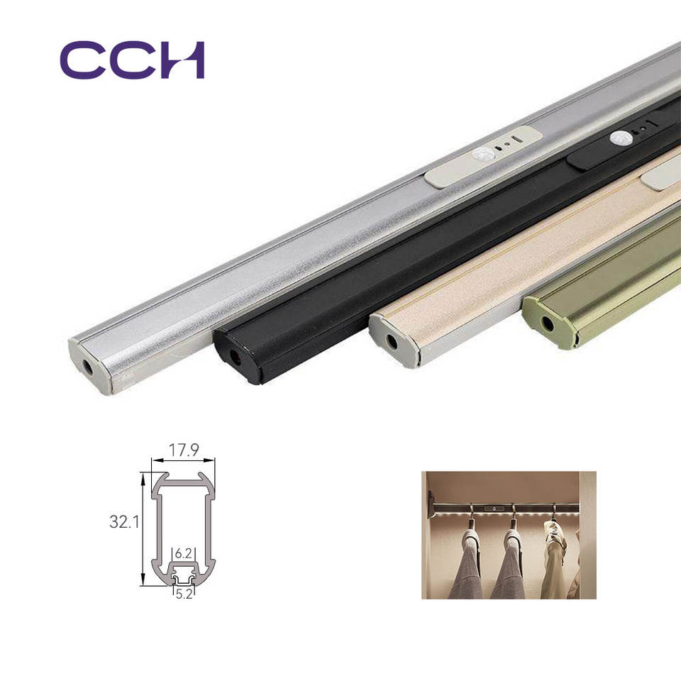 CCH Round Aluminum Profile Cabinet Light Fixture Tube LED Aluminum ...