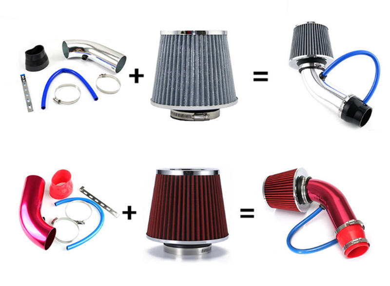 Large High Flow Air Filter Kit Mushroom Head Intake Car Universal 3 ...