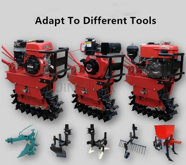 Good air 0 line/diesel engine high power small plow power cultivator ...