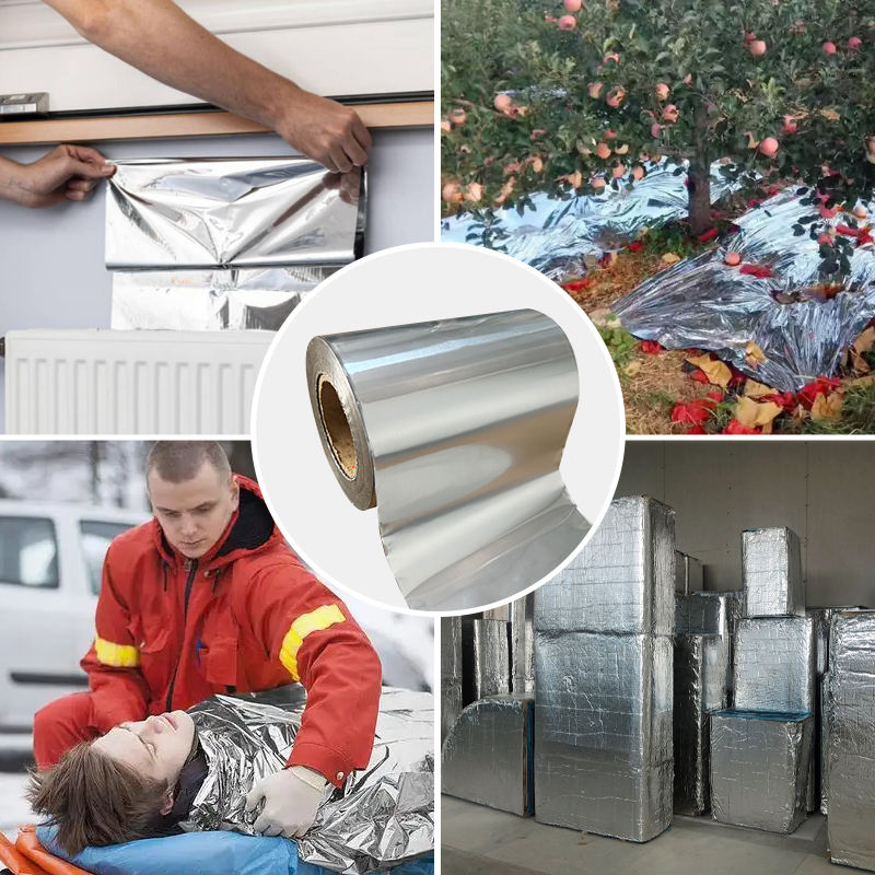 Custom Size Plastic PE PET OPP CPP Coated Aluminum Foil