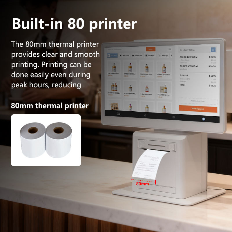 All-in-One Windows Android Tablet POS System Touch Screen Features Cash ...