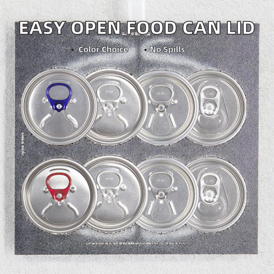 Bulk Food Grade Child-Proof Easy Open End Non-Spill Aluminium Can Lids ...