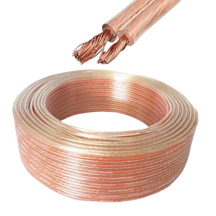 Factory Price Pure Copper 2-Core Audio Cable 1.5mm/2.5mm Flat PVC ...
