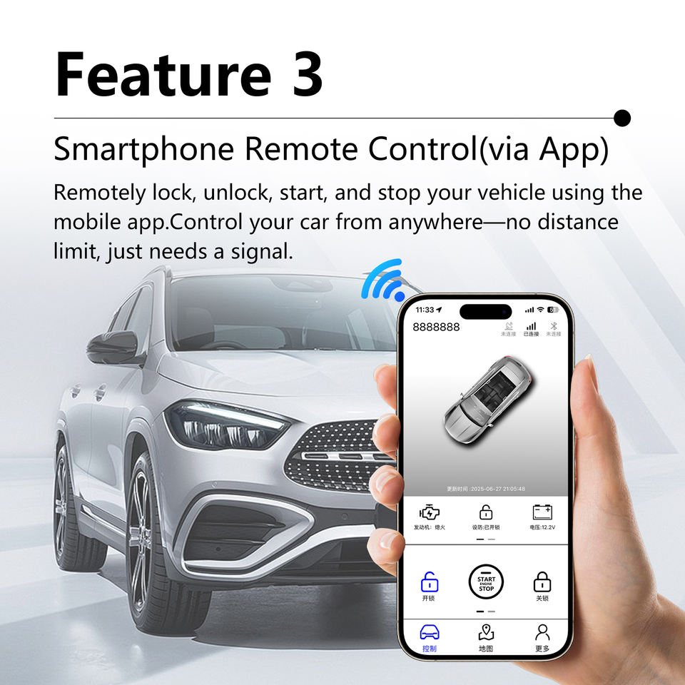 Mercedes Benz E CLS GLK SLK Upgrade with Remote Starter