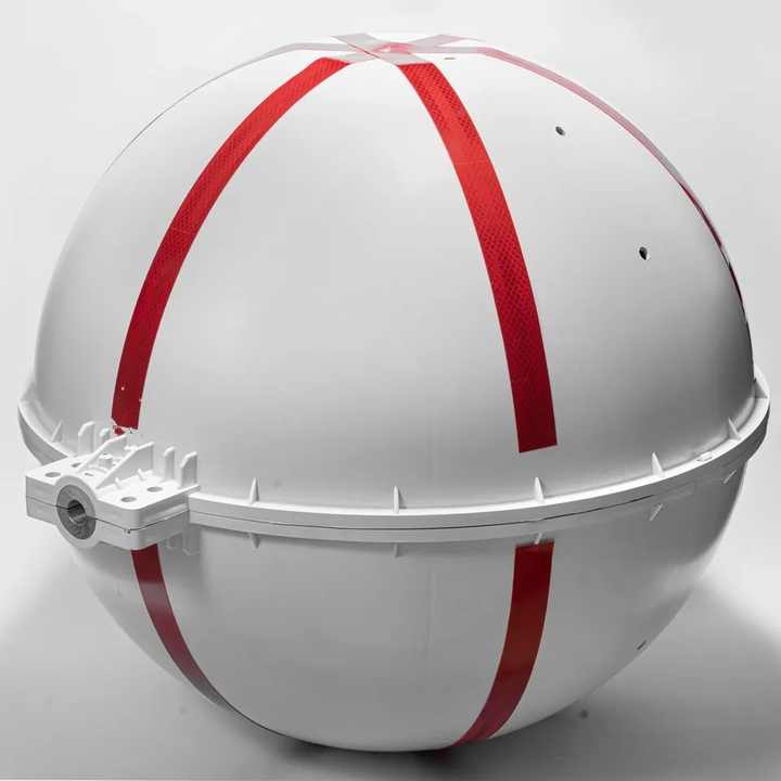 Aircraft Warning Marker Sphere for Transmission Lines - Aerial ...