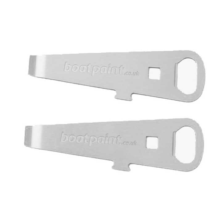 Customized Stamped Logo Paint Bottle Tin Can Opener Manual with Logo ...