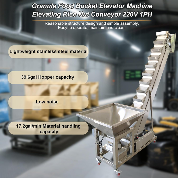 Vertical Hopper Stainless Steel Inclined Spiral Powder Granules ...