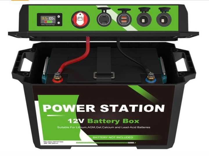 Smart Battery Box - 12V Waterproof Power Center for Marine