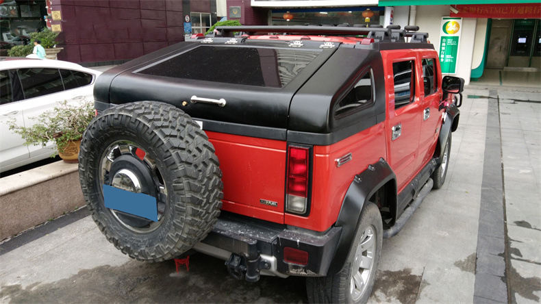 Runde FRP Trunk Cover for Hummer H2 (2003-2009) - Durable Fiberglass ...