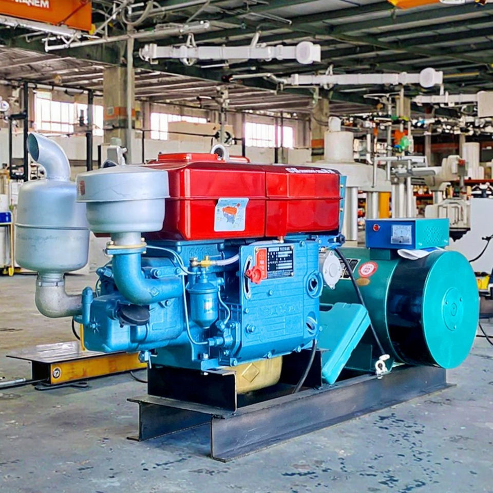 Single Cylinder 4 Stroke Water Cooled Diesel Engine Auto Start Portable ...