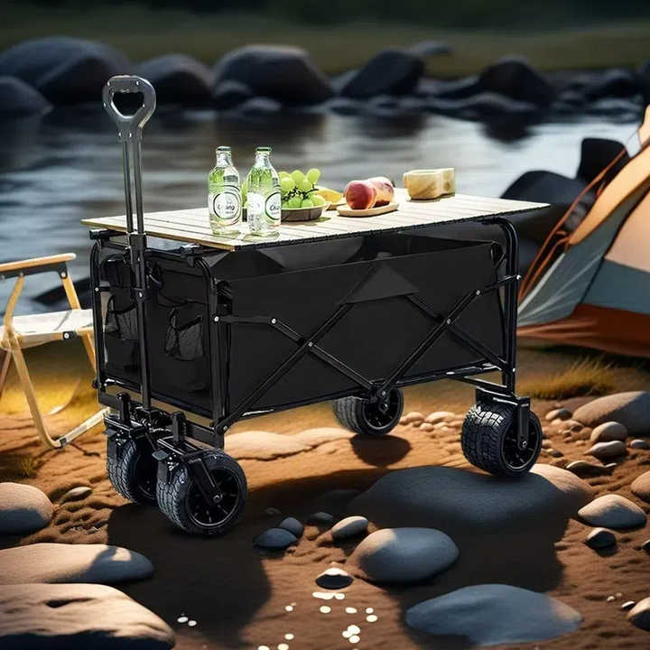 2025 New Design Outdoor Camping Wagon Cart Customizable Folding Table ...