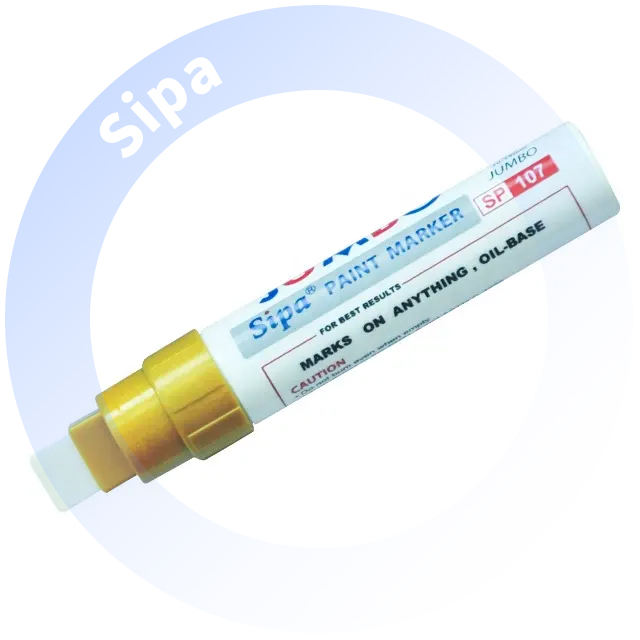 SP107 Custom Premium Jumbo Flat Tip Marker Pen Large Head Oil-Based ...