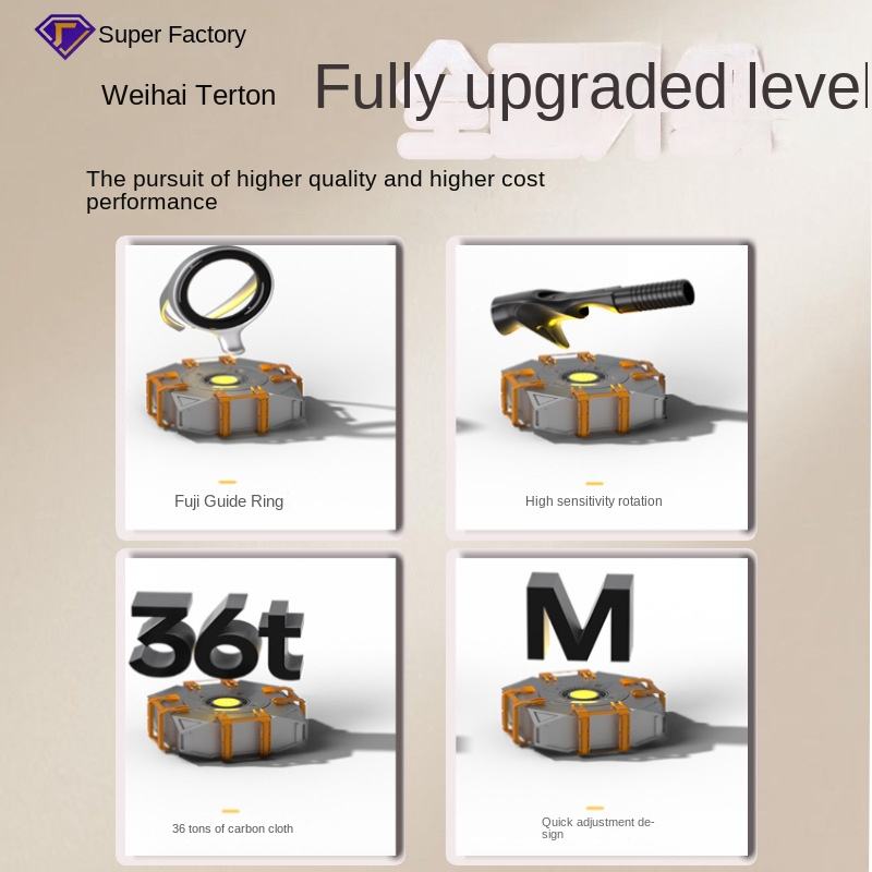 Carbon Luya Rod Fishing Rod Road Asian Straight Handle Gun Handle ...